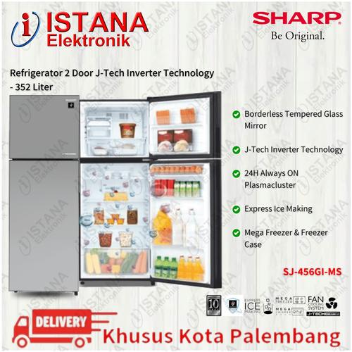 Promo SHARP KULKAS 2 PINTU JTECH INVERTER PLASMACLUSTER 352 LITER ...