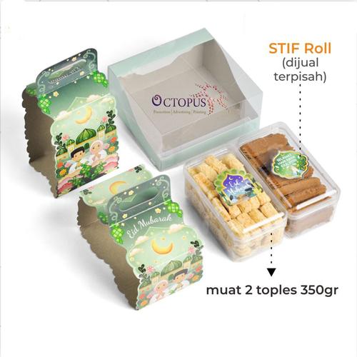 Jual Kemasan Dus Toples 2 Kue Kering Parcel Idul Fitri Box Hampers ...
