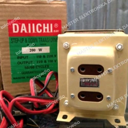 Jual trafo travo step up down 200w 200watt daiichi daichi 220v to 110v ...