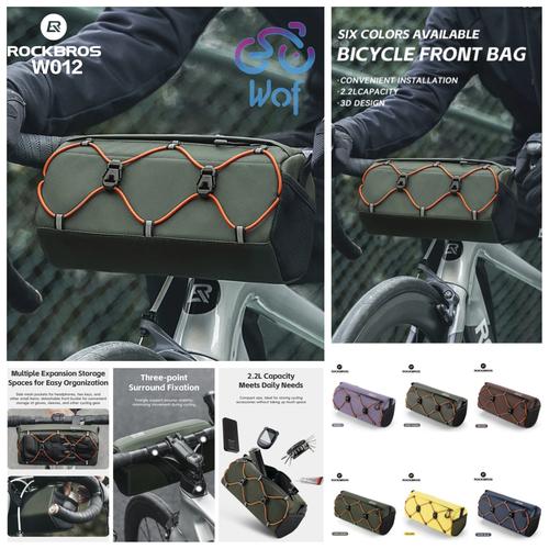 Jual ROCKBROS W012 Tas Stang Depan Sepeda Bicycle Hexagonal Front Bar ...