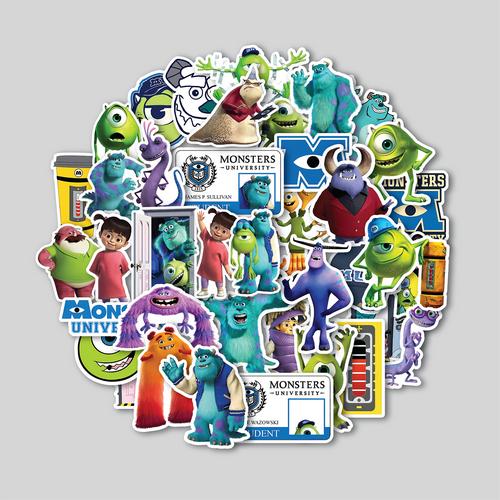 Jual STICKER MONSTER INC V2 / STICKER LAPTOP / STICKER HELM / STIKER ...