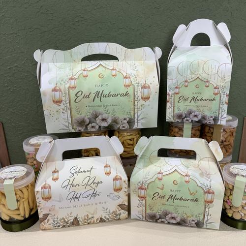 Jual GABLE BOX LEBARAN EID MUBARAK IDUL FITRI DUS HAMPERS KUE KERING ...