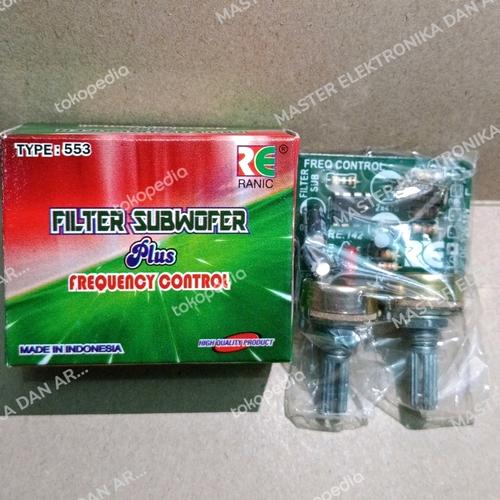 Jual kit module modul filter sub woofer wofer ranic type 553 2 potensio ...