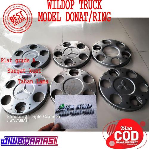 Jual SEPASANG (2PCS) WHELDOP TRUK MODEL DONAT ATAU RING CANTER 6 HINO 5 ...