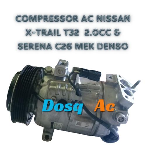 Jual compressor kompresor AC nissan xtrail t32 2.0cc & Serena c26 original - Jakarta Barat ...