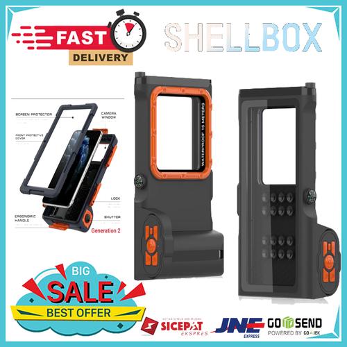 Jual SHELLBOX GEN 2 GEN 3 BLUETOOTH DIVING 15M UNIVERSAL WATERPROOF ...