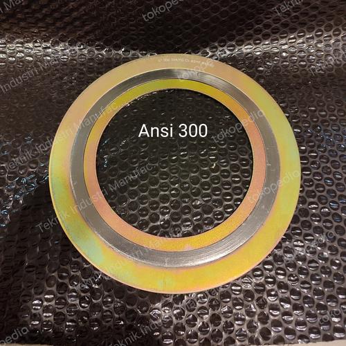 Jual Spiral Wound Gasket SWG Carbon Steel Besi ANSI 300 4" Inchi/DN 100 ...