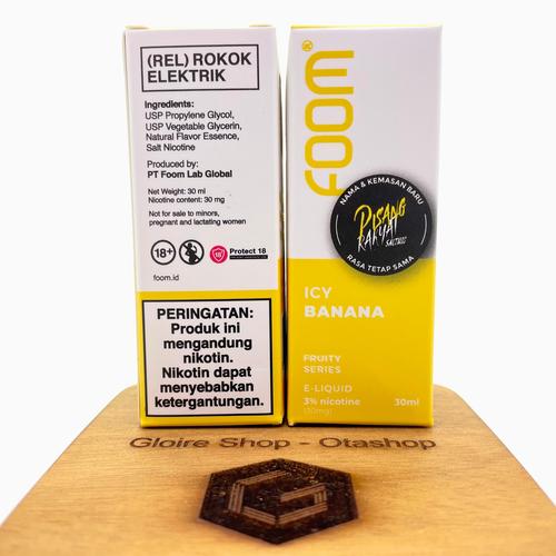 Jual SALT - Foom ICY BANANA 30ML 30MG by Foom Lab Liquid Pods Pisang ...