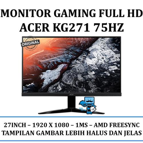 Jual Monitor Gaming Acer KG271 27" FreeSync LED ZeroFrame - Garansi ...