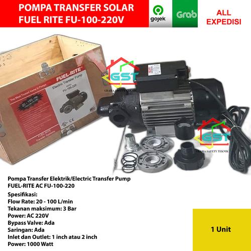 Jual pompa transfer solar fu-100-220v FUEL RITE/fuel rite transfer pump ...