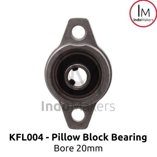 Jual KFL004 Pillow Block Bearing 20mm Inner Diameter / Bore - Kab ...