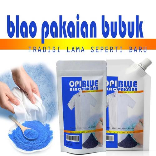 Promo OPI Blao bubuk Bulao blau pewarna biru pakaian saat direndam ...