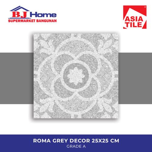 Jual ASIA TILE Roma Grey Decor 25x25 KW1 - Kota Tangerang Selatan - BJ ...