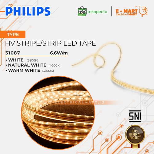 Jual ROLL 50M PHILIPS LED Strip Lampu Selang 6.6W DLI 31087 HV LED ...