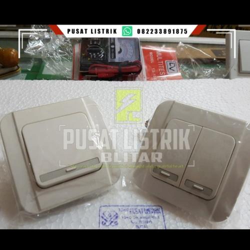 Jual SAKLAR BROCO GALLEO TUNGGAL (ENGKEL) TANAM DINDING SAKLAR ISI 1 ...