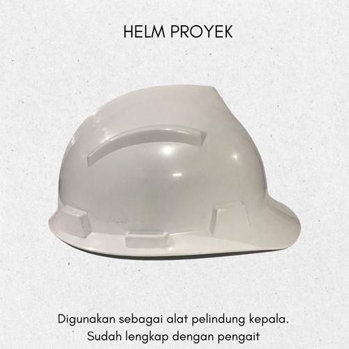 Jual HELM PROYEK PUTIH / HELM PROYEK / SAFETY HELMET - Kota Manado - MK ...