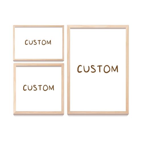 Jual Custom Poster Wall Decor Termasuk Frame Pigura dan Art Print ...