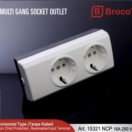 Jual Stopkontak 2 Lubang Broco / Terminal Broco 2 Lubang - Kab. Bogor ...