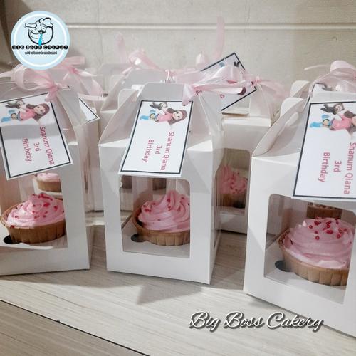 Jual Big Boss Cakery CUSTOMED CUPCAKE SATUAN BOX PITA DAN UCAPAN GOODIE ...