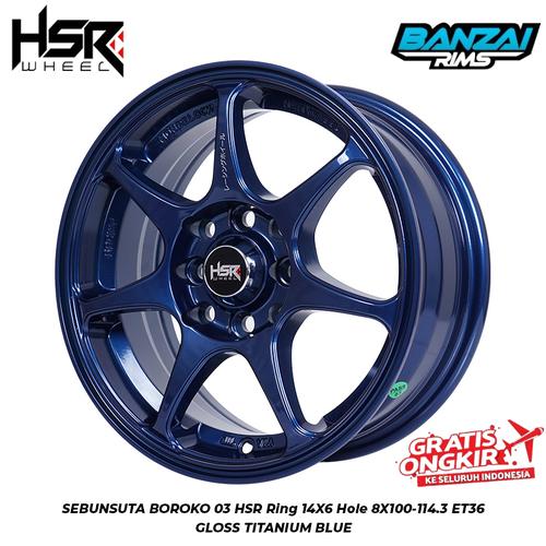 Jual Velg Mobil Racing R14 HSR SEBUNSUTA Untuk Wuling Air EV Sigra ...