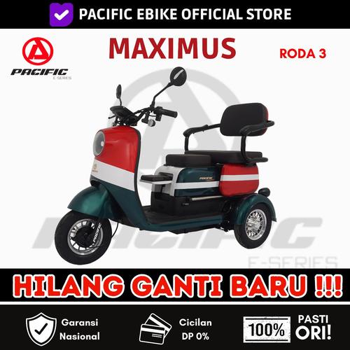 Jual SEPEDA MOTOR LISTRIK RODA TIGA PACIFIC MAXIMUS Garansi Resmi ...