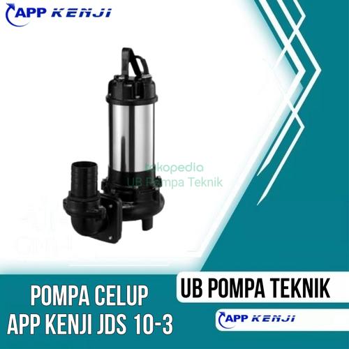 Jual Pompa Air Celup Lumpur APP Kenji pump JDS 10-3 1HP 3 Phase Manual ...