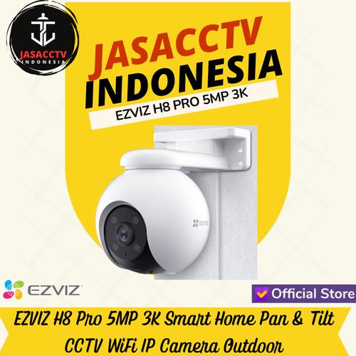 Jual EZVIZ H8 Pro 5MP 3K Smart Home Pan & Tilt CCTV WiFi IP Camera Outdoor - Kota Tangerang ...