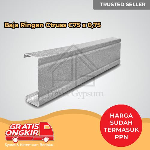 Jual Baja Ringan Ctruss C75 x 0,75 | Baja Ringan C75 0,75 | C75 0.75 ...