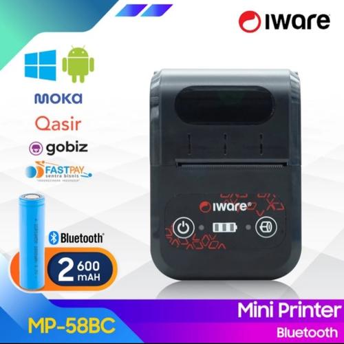 Jual PRINTER BLUETOOTH MINI KASIR THERMAL 58MM IWARE MP58 / printer token - Kota Medan - BERJAYA ...