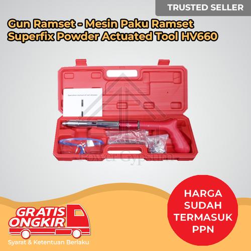Jual Gun Ramset - Mesin Paku Ramset Superfix Powder Actuated Tool HV660 ...