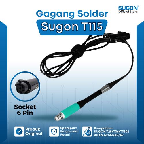 Jual Sugon T115 Gagang Solder Station Mata Soldering Iron Tip C115 Tombol Adjustable Temperature ...