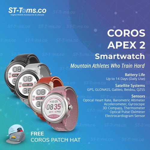 Promo Coros Apex 2 GPS Outdoor Watch Smartwatch 1.2 inch Sapphire ...