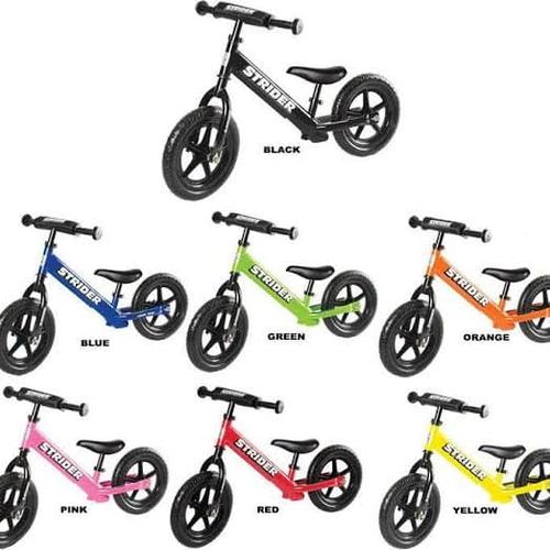 Jual STRIDER Balance Bike 12 Push Bike Usia 18 Bulan - 5 Tahun - Hitam ...