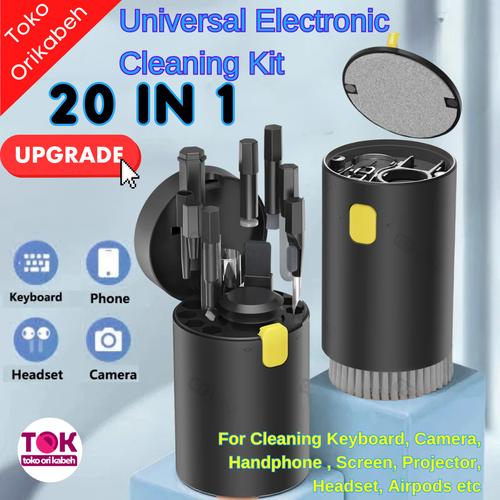Jual 20 Tool Sikat Kuas Alat Pembersih HP Keyboard Laptop Komputer ...