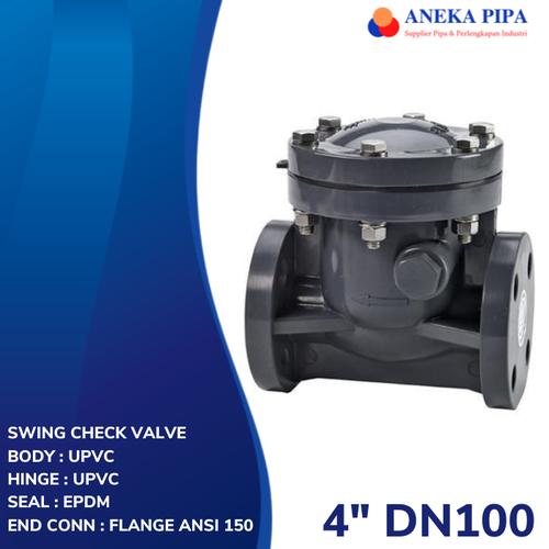 Jual Swing Check Valve PVC 4 Inch Flange ANSI - Kota Tangerang ...