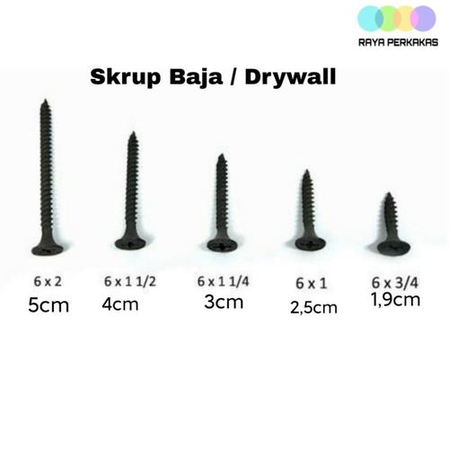Jual Baud / Baut Gypsum 6x3/4 6x1 6x1 1/4 - 6x1 - Kab. Kebumen - UTAMA ...