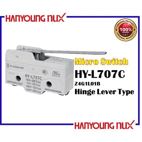 Jual Micro Switch Hanyoung HY-L707C Hinge Lever Type - Jakarta Barat ...