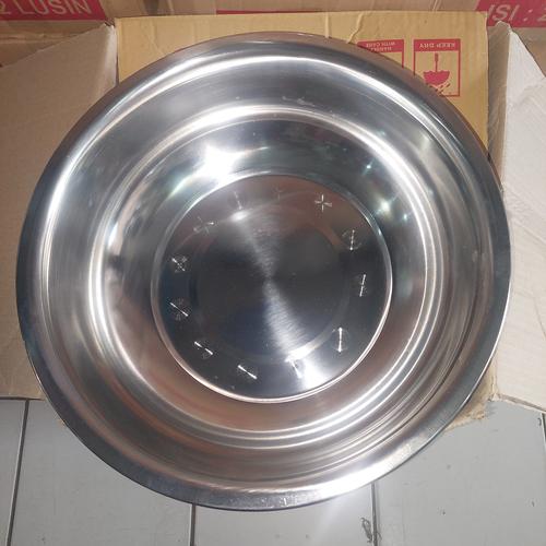 Jual baskom stainless 38cm tebal - baskom stenlis - baskom besar - Kab ...