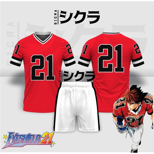 Jual Jersey Eyeshield 21 [Cosplay Bola Anime Manga] - Satu Set, S - Kab ...