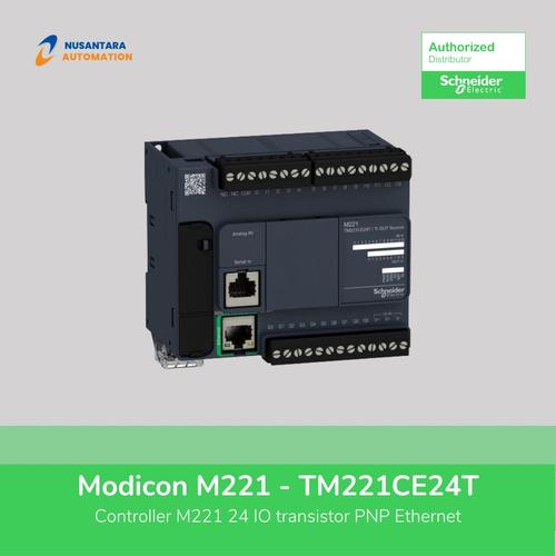 Jual Schneider Logic Controller Modicon M221 24 IO Transistor ...