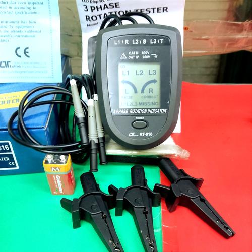 Jual Lutron RT-616 Phase Rotation Tester - Alat ukur urutan phase pada ...