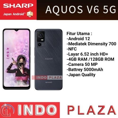 Promo HP SHARP V6 5G / SH-C05 4/128Gb / 5G / NFC Cicil 0% 3x - Kota ...
