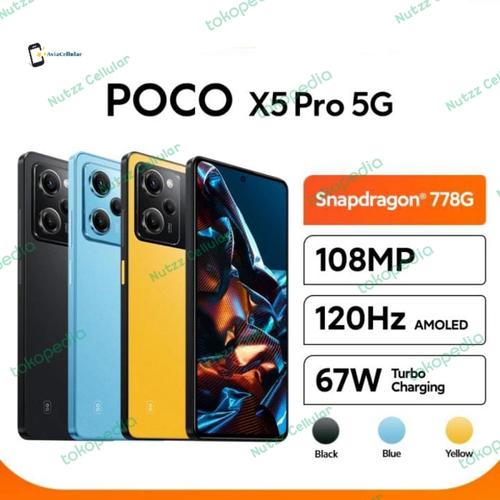 Jual Xiaomi POCO X5 Pro 5G (6GB/128GB) | (8GB/256GB) Garansi Resmi ...