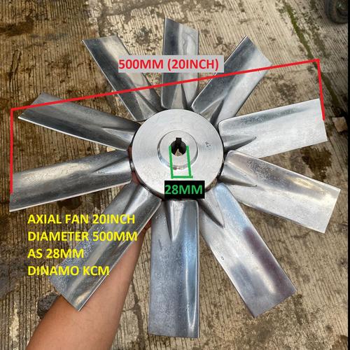Jual axial fan blade as 28mm 20 inch baling kipas 20" alumunium ...