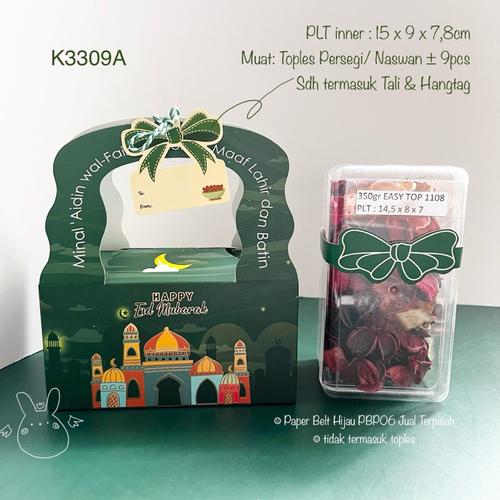 Jual kardus idul fitri tenteng box lebaran 1 toples 350gr dus hampers ...