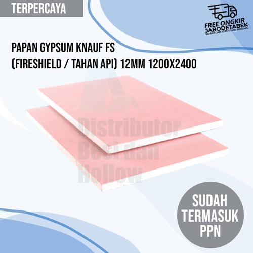Jual Papan Gypsum Knauf FS (Fireshield / Tahan Api) 12mm 1200x2400 ...