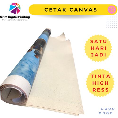 Jual Print Foto Kanvas Cetak Lukisan Bahan Canvas Custom Desain ...
