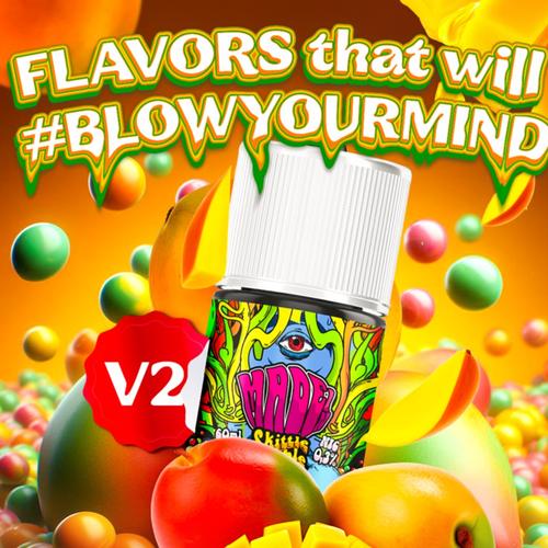 Jual Made.In V2 Skittle Marble Mango 60ML / Liquid Made In V2 Madein ...