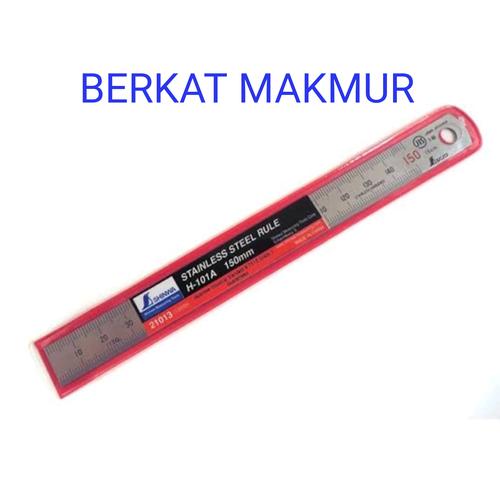 Jual Penggaris Shinwa H101A 150mm Stainless Steel Ruler H-101A 15cm mm-mm - Jakarta Utara ...