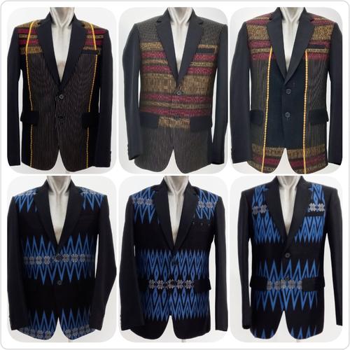 Jual jas ulos / jas formal ulos tenun/ jas ulos sumatera kombinasi ...